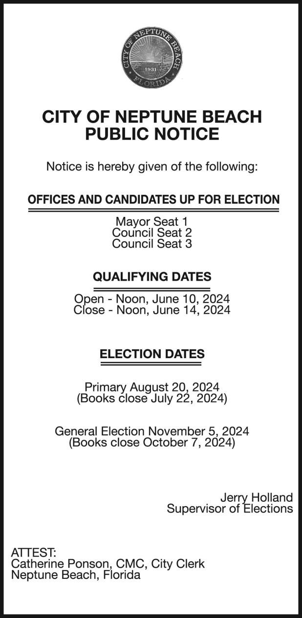5/9/2024 Legal Notices | The Beaches Leader, Ponte Vedra Leader